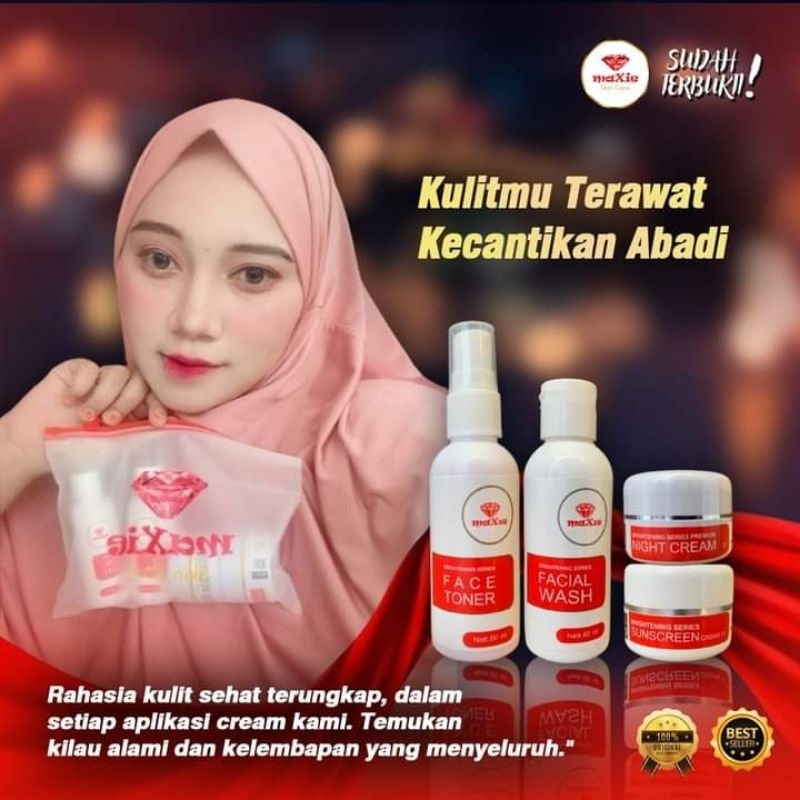 Jual PAKET MAXIE GLOW SKINCARE ORIGINAL BPOM KEMASAN BARU | Shopee ...