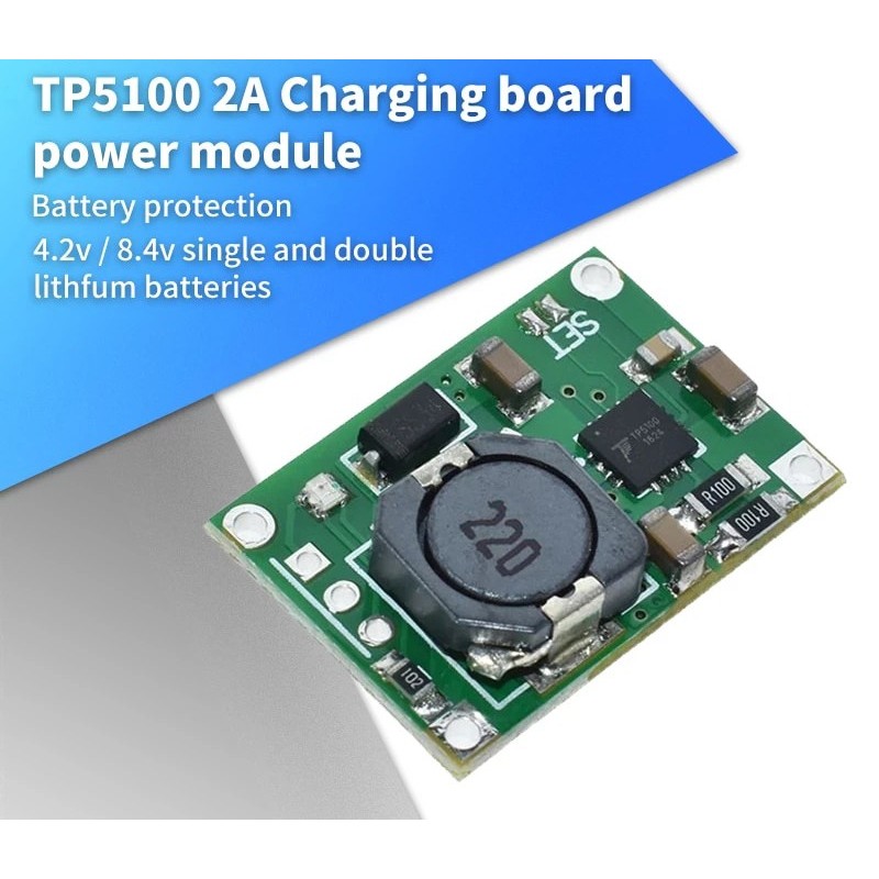Jual Modul Charger Baterai Lithium Ion TP5100 Li-Ion 18650 Battery Charger Module | Shopee Indonesia