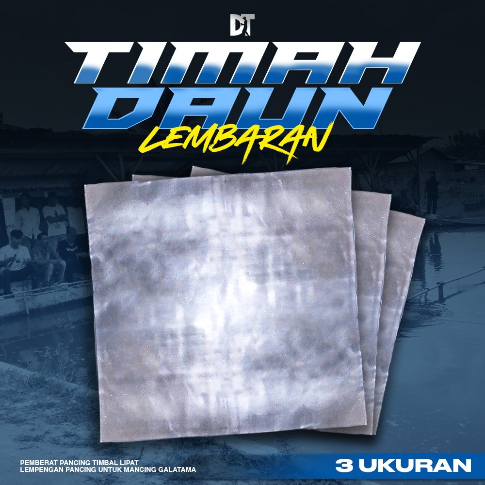 Jual Timah Pancing Timah Daun Lembaran 5 x 12 cm Berat 14 gr Timah ...