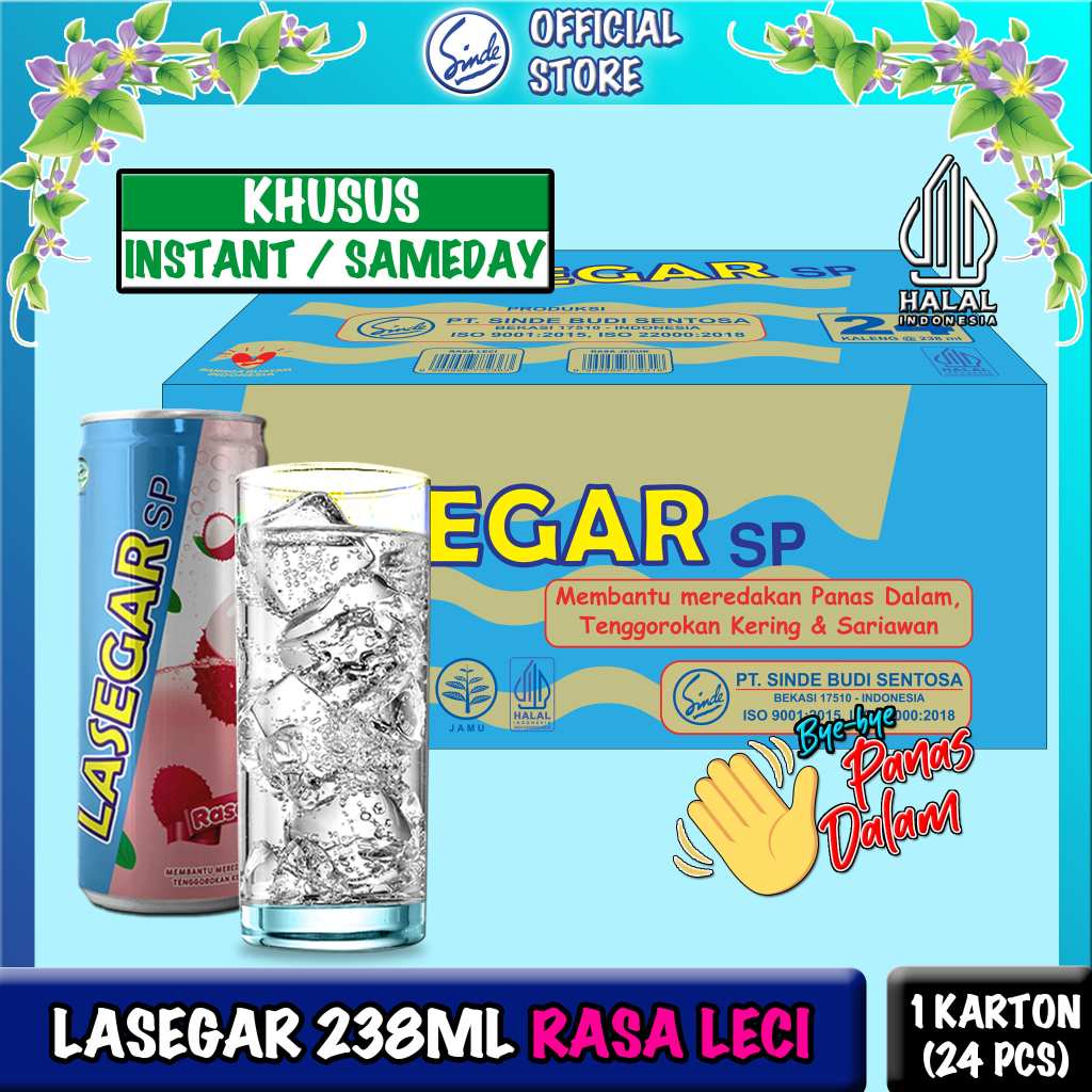 Jual INSTANT / SAMEDAY - CARTON: LASEGAR 238ML LECI | Shopee Indonesia