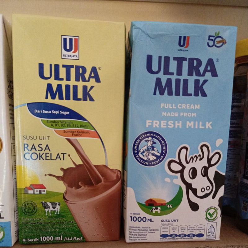 Jual Ultra Milk Susu UHT 1 Liter | Shopee Indonesia