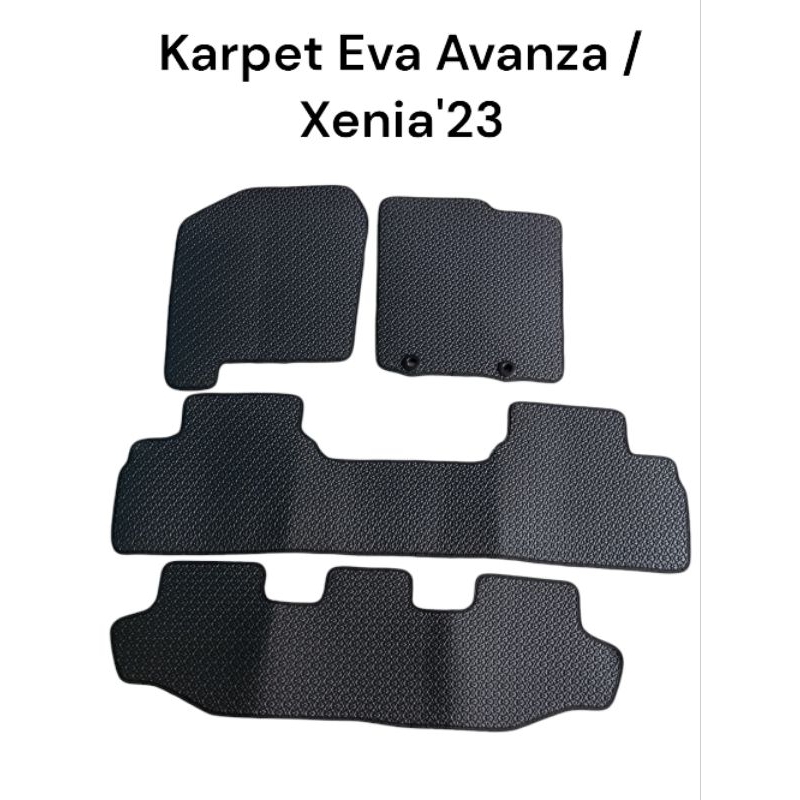 Jual Karpet Eva Mat Avanza, Veloz & Xenia 2023 fullset Tanpa Bagasi ...