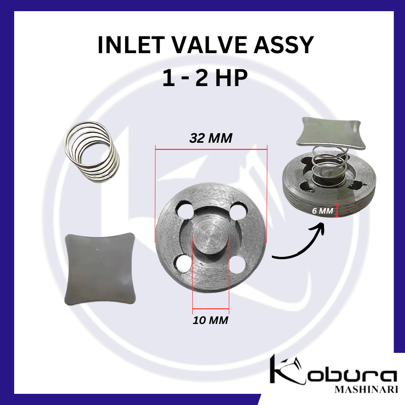 Jual Inlet Valve Assy 1 - 2 HP atau Varian Set Inlet + Discharge Valve ...