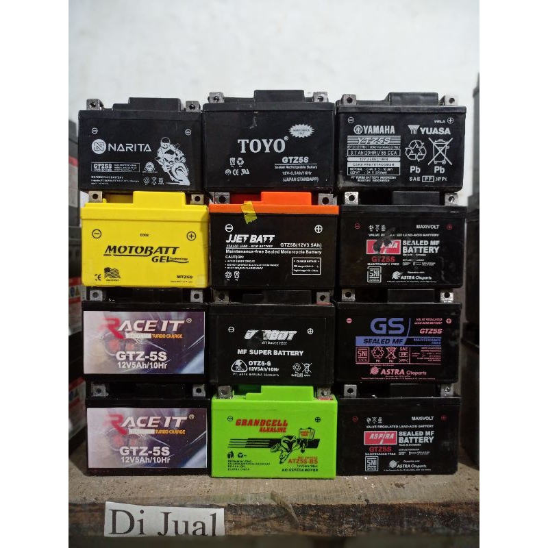 Jual aki kering second masih kondisi layak pakai untuk semua motor ...