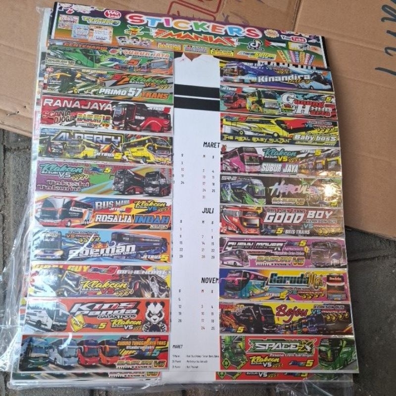 Jual Stiker Bus Telolet 20set Layar | Shopee Indonesia