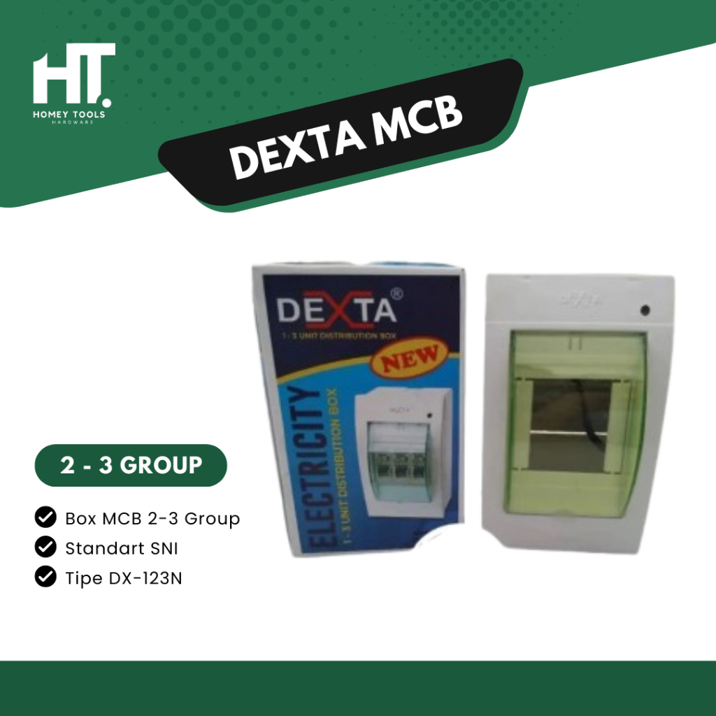 Jual DEXTA Box MCB 2 - 3 Group / OB Dexta SNI / Rumah MCB | Shopee ...