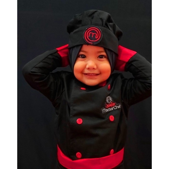 Jual BAJU PROFESI ANAK KOKI/MASTERCHEF ANAK/SETELAN KOKI ANAK LAKI LAKI ...