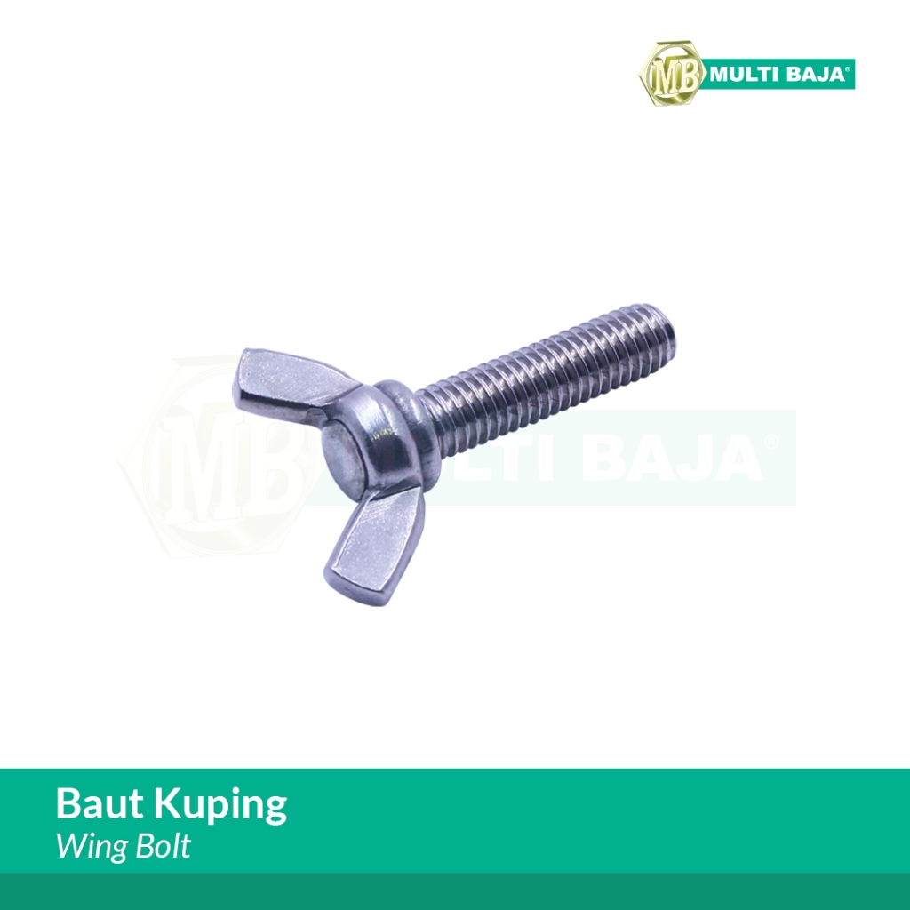 Jual Wing Bolt Stainless Steel 304 M5 x 20 ( Baut Kuping Stainless ...
