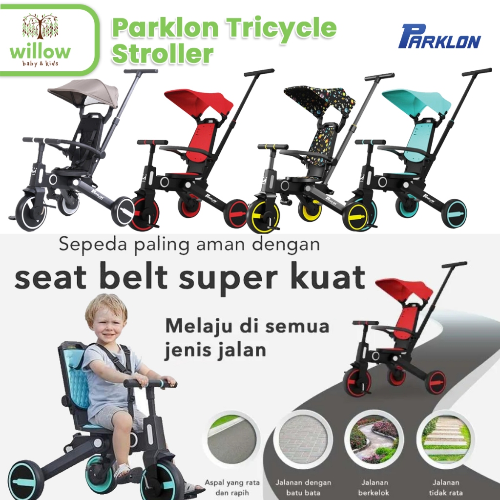 Jual Sepeda - Parklon Tricycle Stroller | Shopee Indonesia
