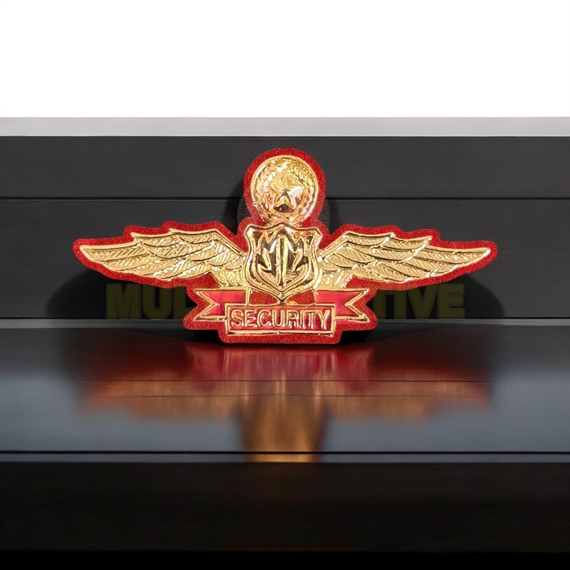 Jual Wing Satpam - Brevet Lencana Wing Security Logam Kuningan Cor ...