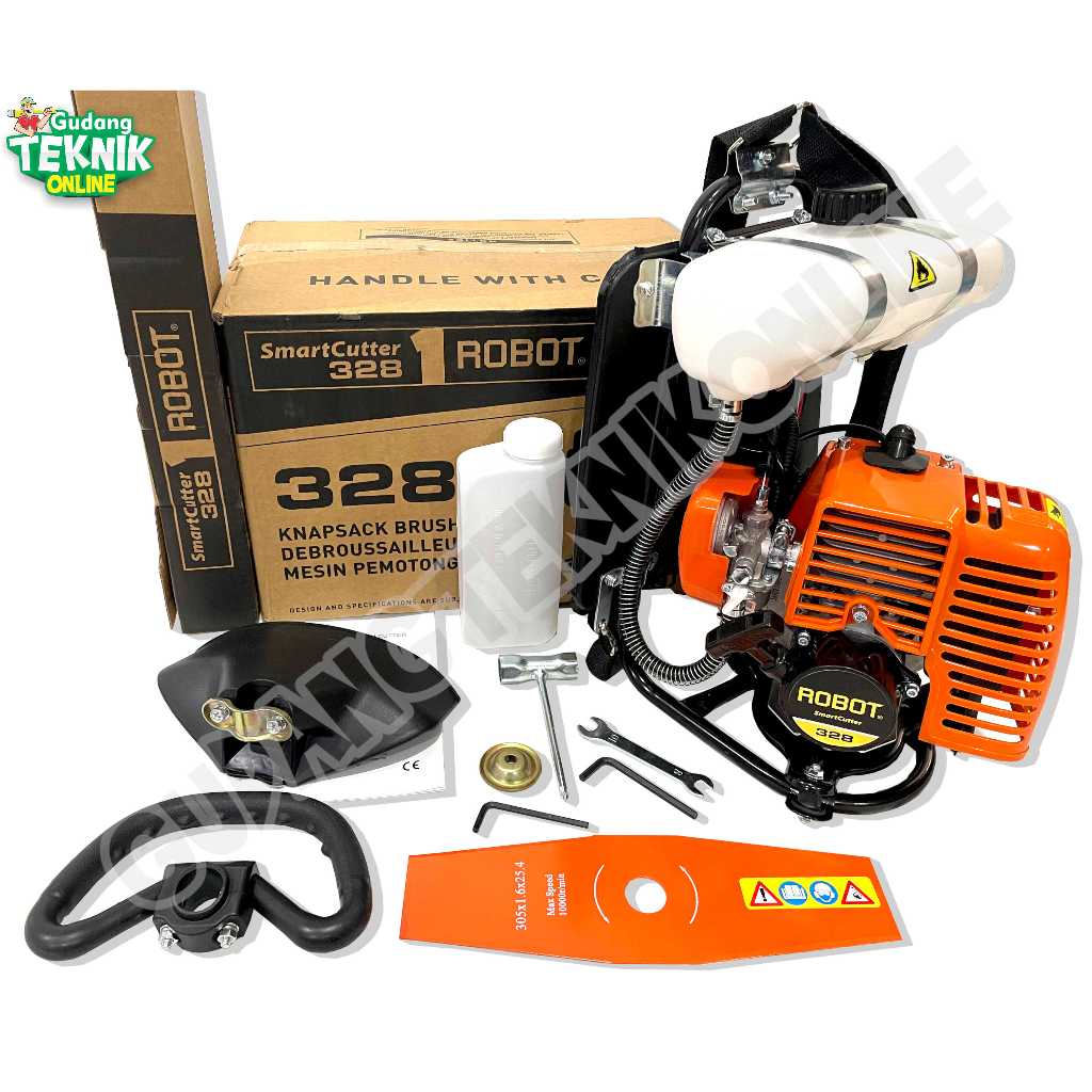 Jual ROBOT Mesin Potong Rumput ROBOT 328 2 Tak / Portable Brush Cutter ...