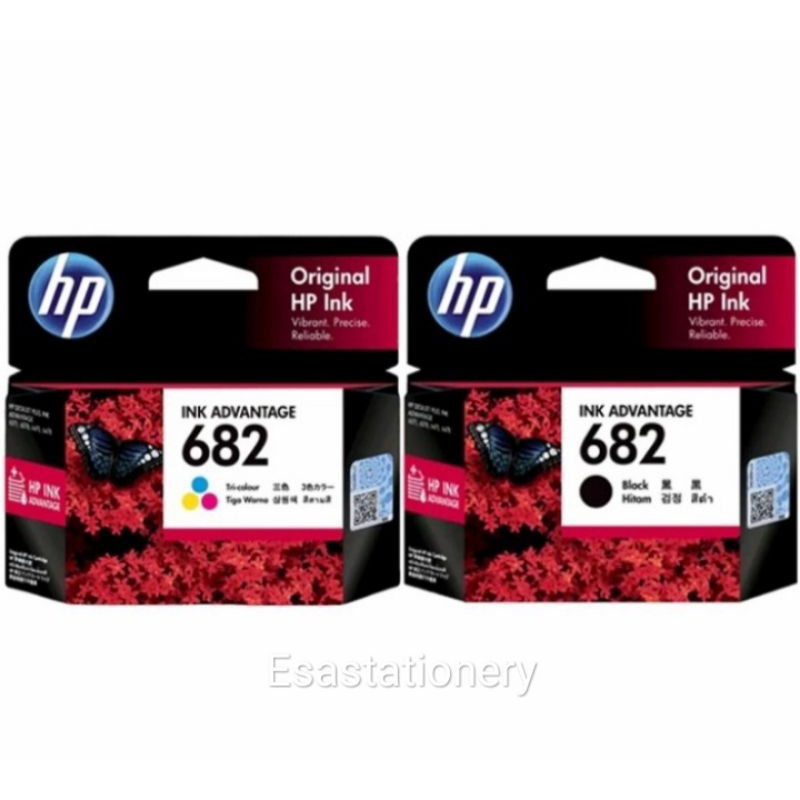 Jual HP INK CARTRIDGE 682 TRI-COLOR ORIGINAL | Shopee Indonesia