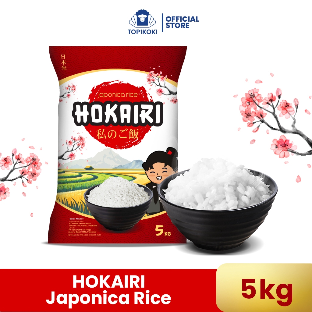 Jual Hokairi Beras Jepang (Japonica Rice) 5 kg | Shopee Indonesia
