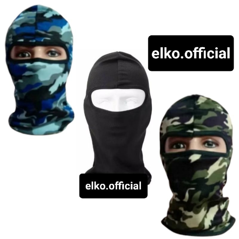 Jual Masker Motor Sarung Kepala Ninja MASKER FULL FACE | Shopee Indonesia