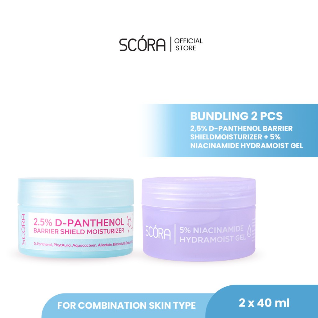 Jual SCORA Moisturizer 40ml 2.5% D Panthenol Barrier Moisturizer Gel ...
