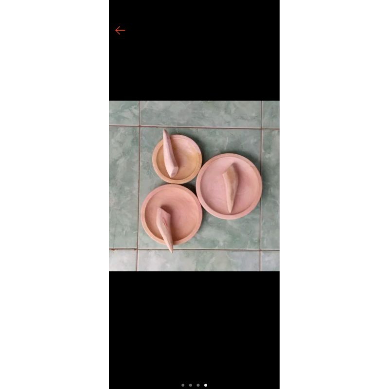 Jual Coet / Cobek Kayu / Ulekan kayu Satu Set Cobek dan Ulekan | Shopee ...