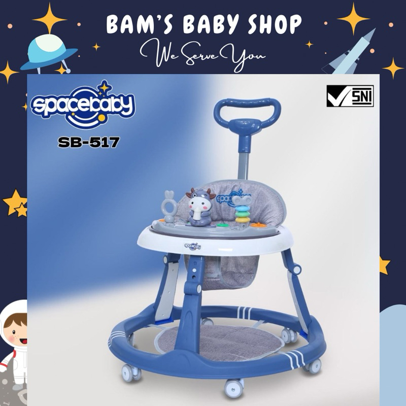 Jual [FREE BUBBLEWRAP] BAMS TERMURAH BABY WALKER APOLO SPACE BABY SB ...