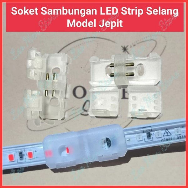 Jual Sambungan Lampu Model Jepit // Penyambung Lampu Led Strip 5050 ...