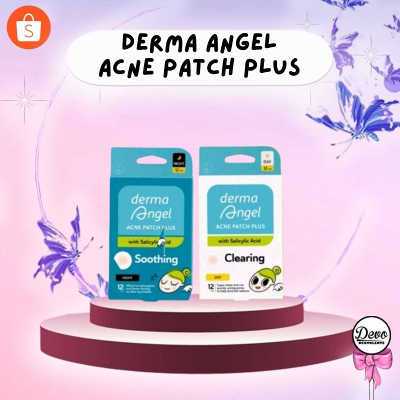 Jual DEVO Derma Angel Acne Patch Plus with Salicylic Acid Day: Isi 12 ...