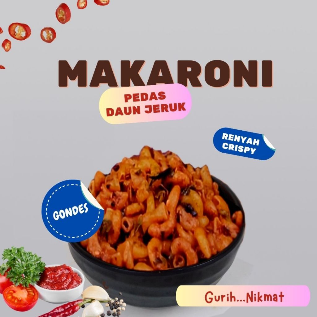 Jual Makaroni Bantet Pedas Daun Jeruk GONDES Makroni Bantet Makroni ...