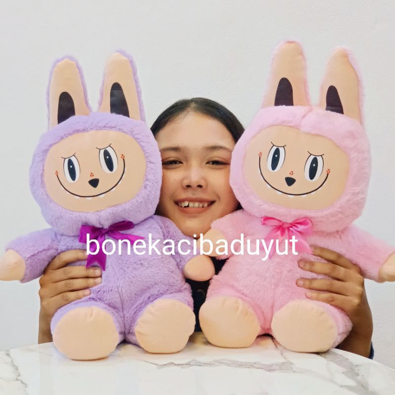Jual Boneka Labubu Lucu Besar 45-+ Bahan Bulu Ponel Lembut | Shopee ...