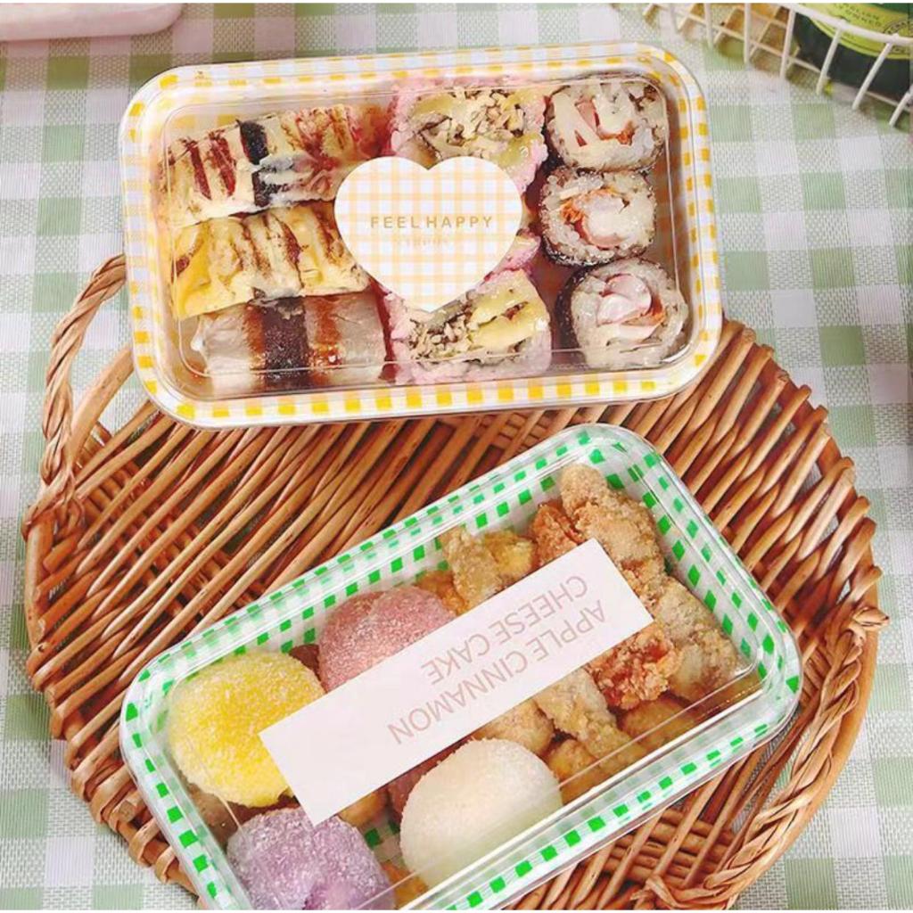 Jual [10PCS] Korean Dessert Box Rectangle / Mika Korea Persegi Panjang ...