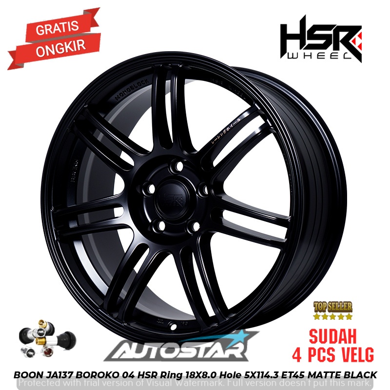 Jual VELG MOBIL HSR TYPE BOON MODEL RPF1 RING 18 BUAT INNOVA HRV CRV BRV CIVIC XPANDER RUSH ...
