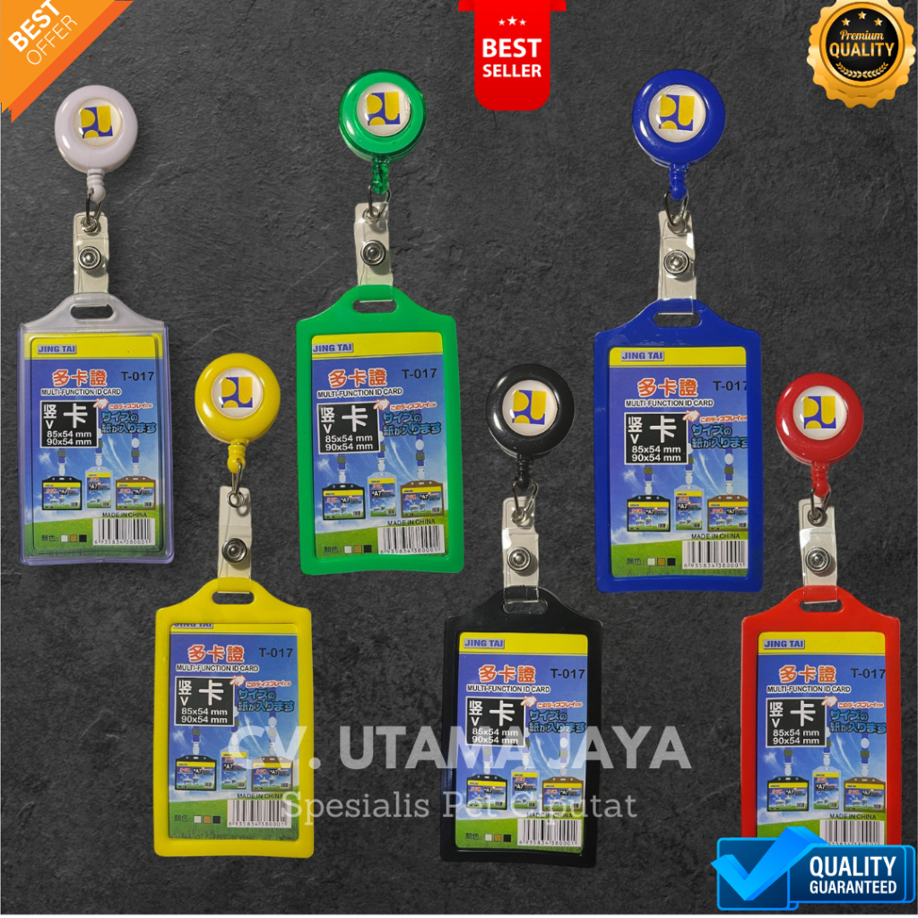 Jual ID CARD PUPR Name Tag Yoyo Tanda Pengenal Lanyard Kementerian ...