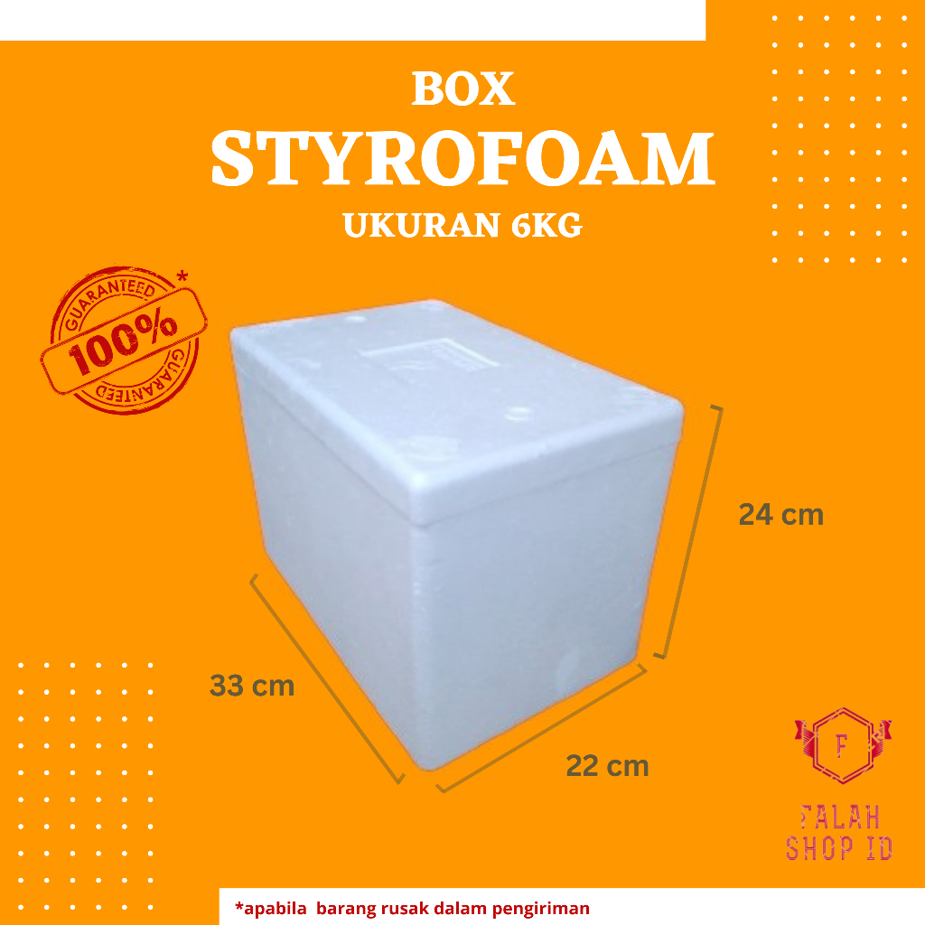 Jual (KHUSUS SAMEDAY / INSTANT) 6 KG STYROFOAM BOX BM SMALL / Box BM UK ...