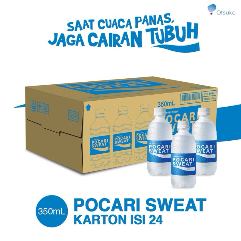 Jual POCARI SWEAT BOTOL / 350ml / 24btl | Shopee Indonesia