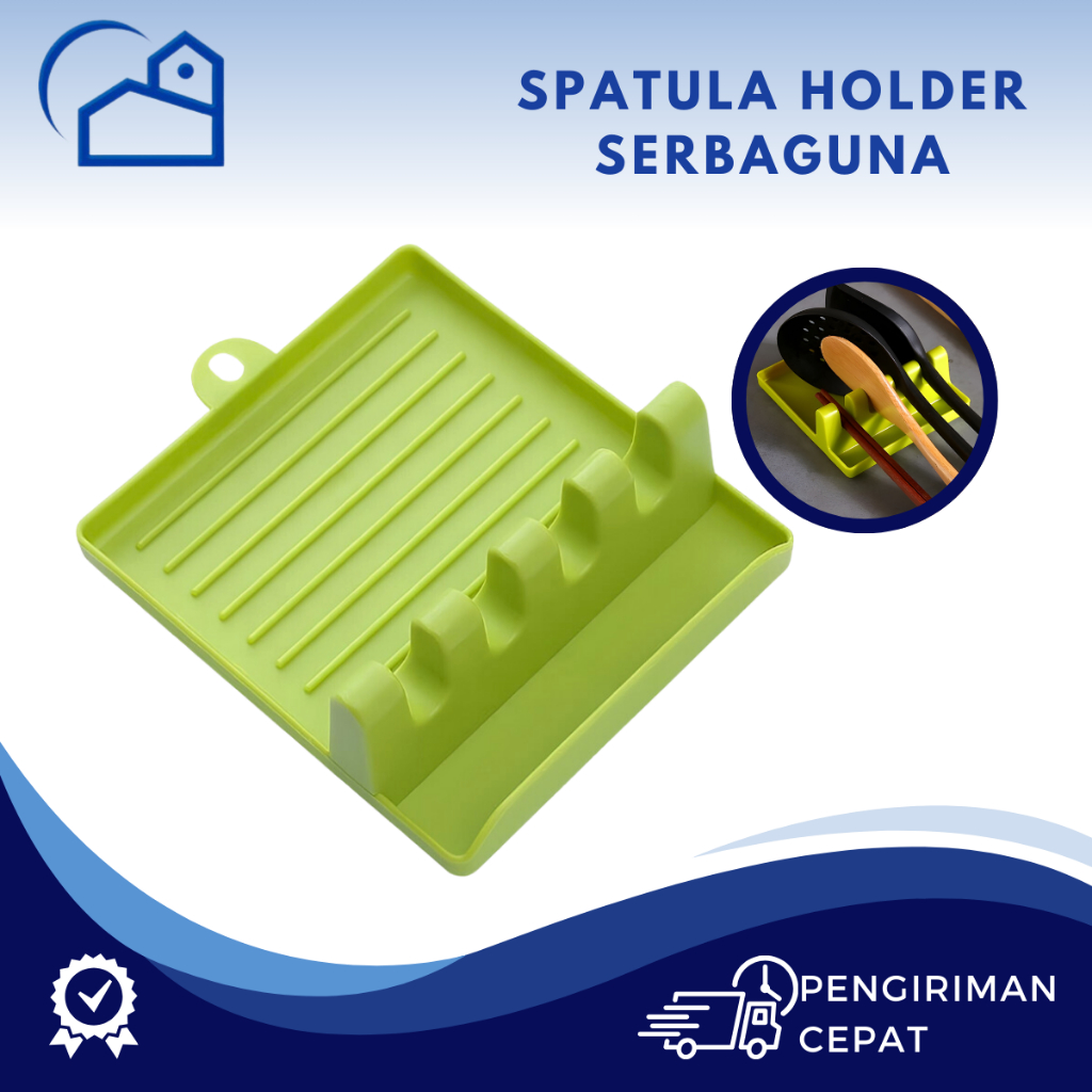 Jual Tatakan Sendok Spatula Rak Sepatula Sutil Tempat tutup panci 30029 ...