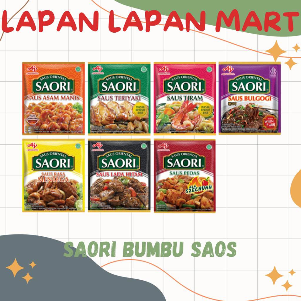 Jual Saori Bumbu Saus Sachet (Bumbu) | Shopee Indonesia