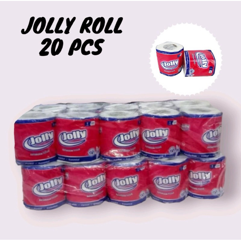 Jual 20 Roll Tisu Jolly Roll Tisu Toilet 200 Sheet 1 ply | Shopee Indonesia