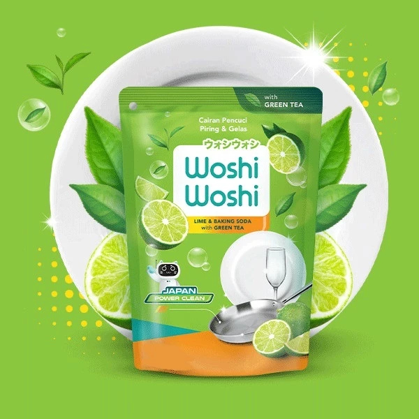 Jual PROMO!! WOSHI WOSHI CAIRAN CUCI PIRING 75ML -- 1 DUS ISI 72 PCS ...