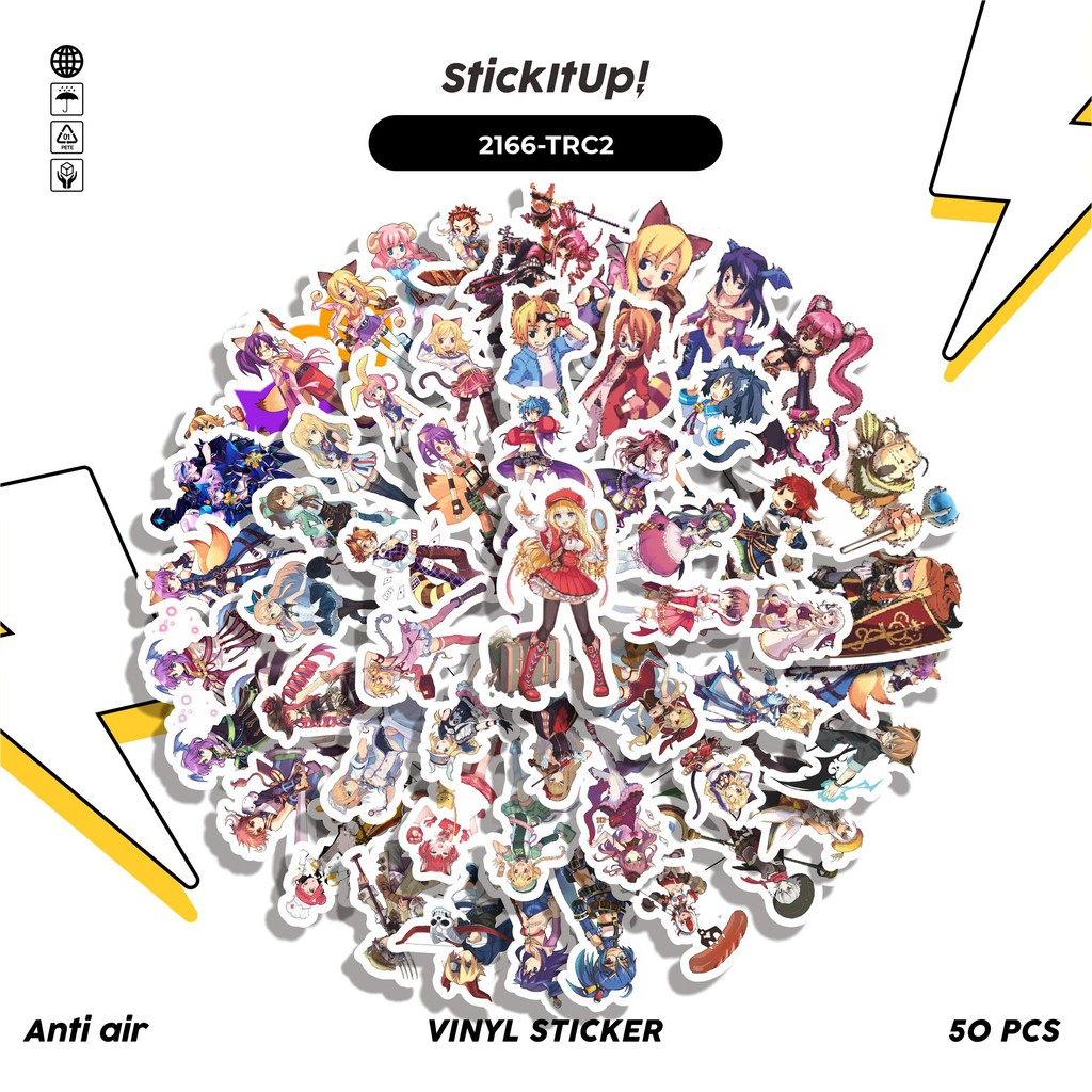 Jual COD 50 Pcs Stiker Pack GAME SERIES TRICKSTER CHAR MIX 02 Lucu ...