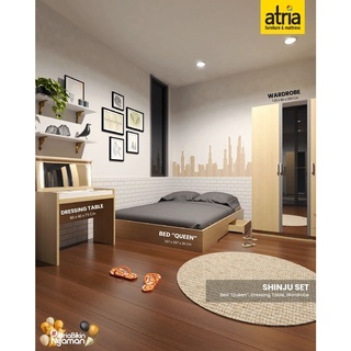 Jual Atria Set Tempat Tidur Shinju Queen + Stein | Shopee Indonesia