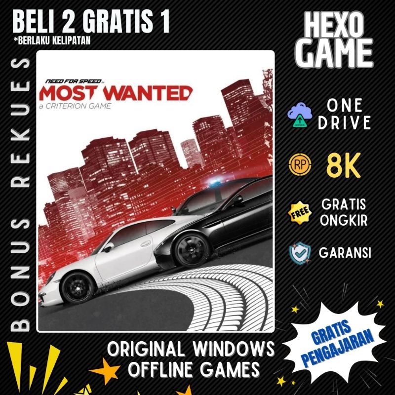 Jual NEED FOR SPEED: MOST WANTED LIMITED EDITION - GAME PC - GAME ...