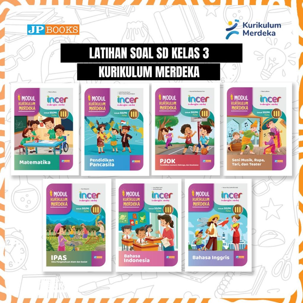 Jual JP Books – Buku Modul Siswa Latihan Soal Kurmer Incer Sd Kelas 3 - Kurikulum Merdeka ...
