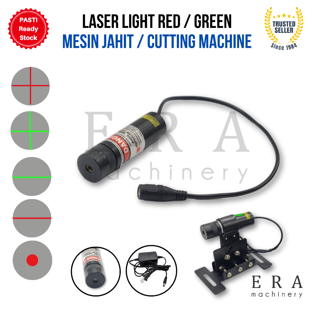 Jual LAMPU LASER Laser Light Red/green Laser Potong Kain/Laser Merah ...