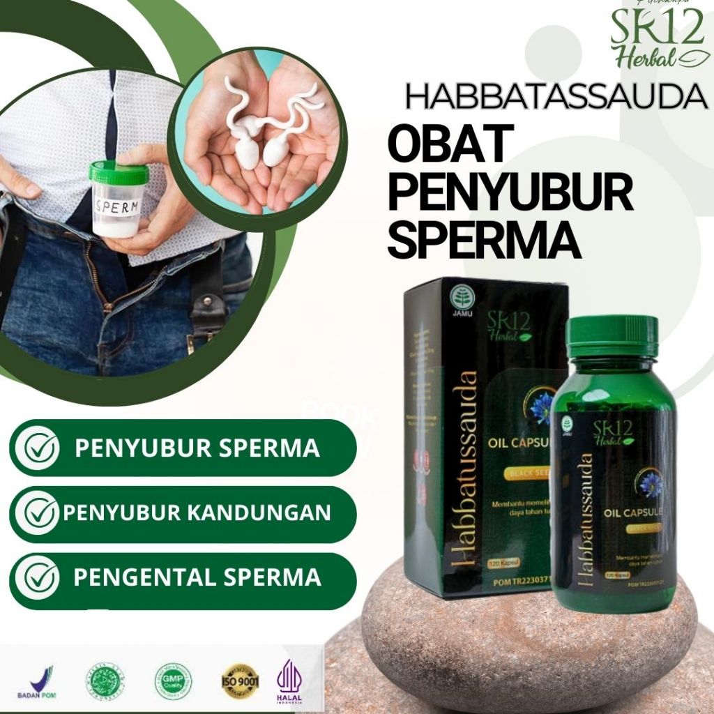 Jual Habbatussauda Habasyi SR12 Obat Penyubur Sperma Pengental Sperma ...