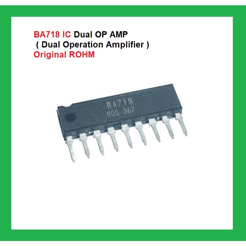 Jual BA718 IC Dual OP AMP Original ROHM | Shopee Indonesia