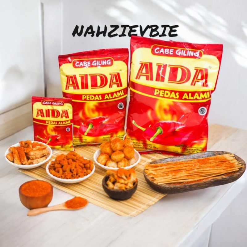 Jual CABAI GILING BUBUK AIDA RENTENG (25GR X 10 PCS) | Shopee Indonesia