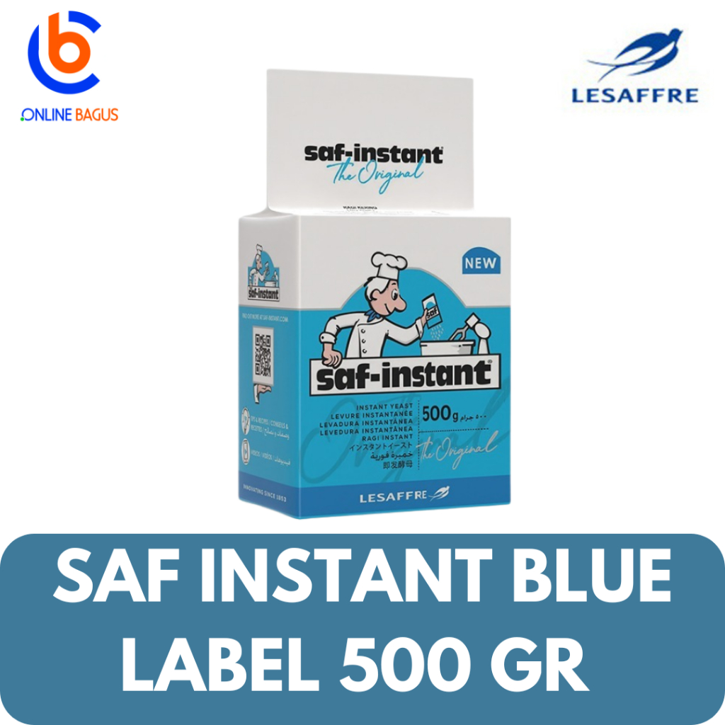 Jual SAF INSTANT BLUE, Ragi Kering Instant per 500 gr | Shopee Indonesia