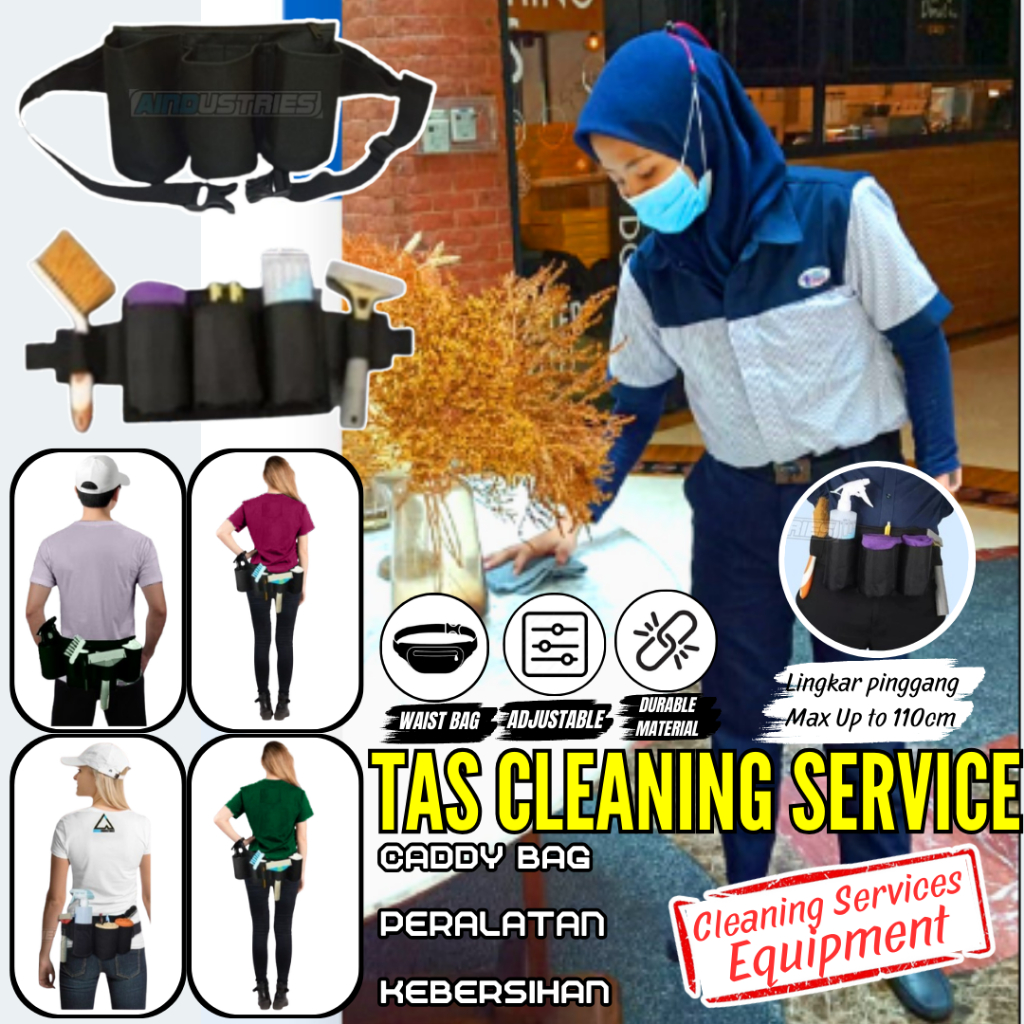 Jual Tas Tool Bag Petugas kebersihan Cleaning Service Pinggang ...