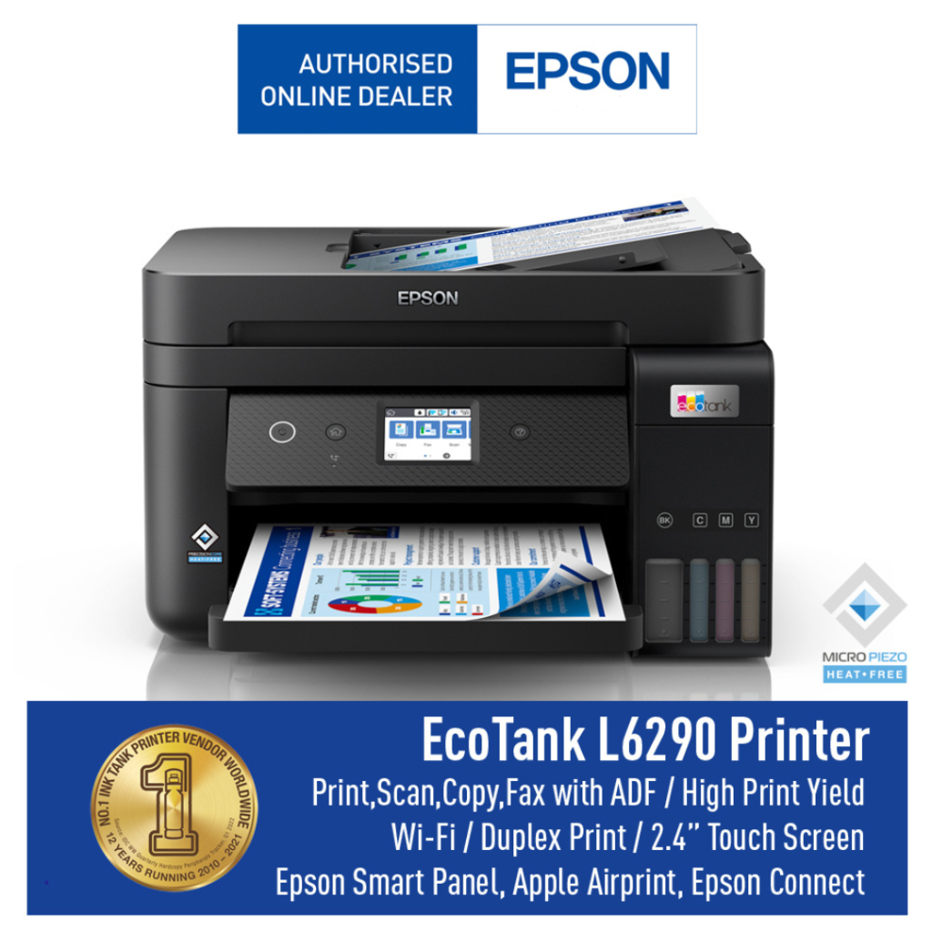 Jual Printer Epson L6290 A4 Print Scan Copy Wifi Duplex Fax with ADF ...