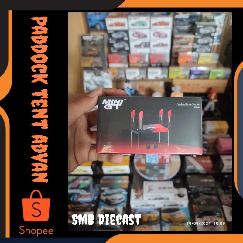 Jual MINI GT PADDOCK SERVICE TENT SET ADVAN MGTAC20 | Shopee Indonesia