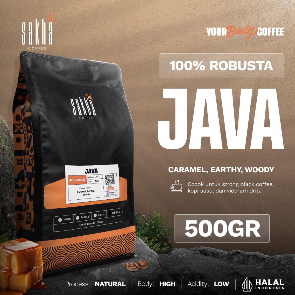 Jual Biji Kopi Bubuk Fine Robusta Java Espresso Coffee Roast Beans Single Origin Coffe Bean ...