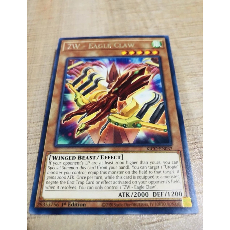 Jual kartu yugioh original zw - eagle claw rare | Shopee Indonesia
