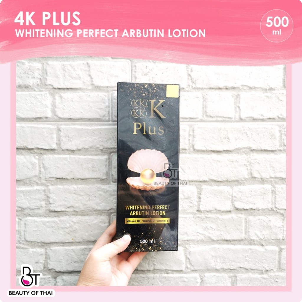 Jual [ 4K PLUS LOTION ] 4K PLUS WHITENING PERFECT ARBUTIN LOTION 500ML ...