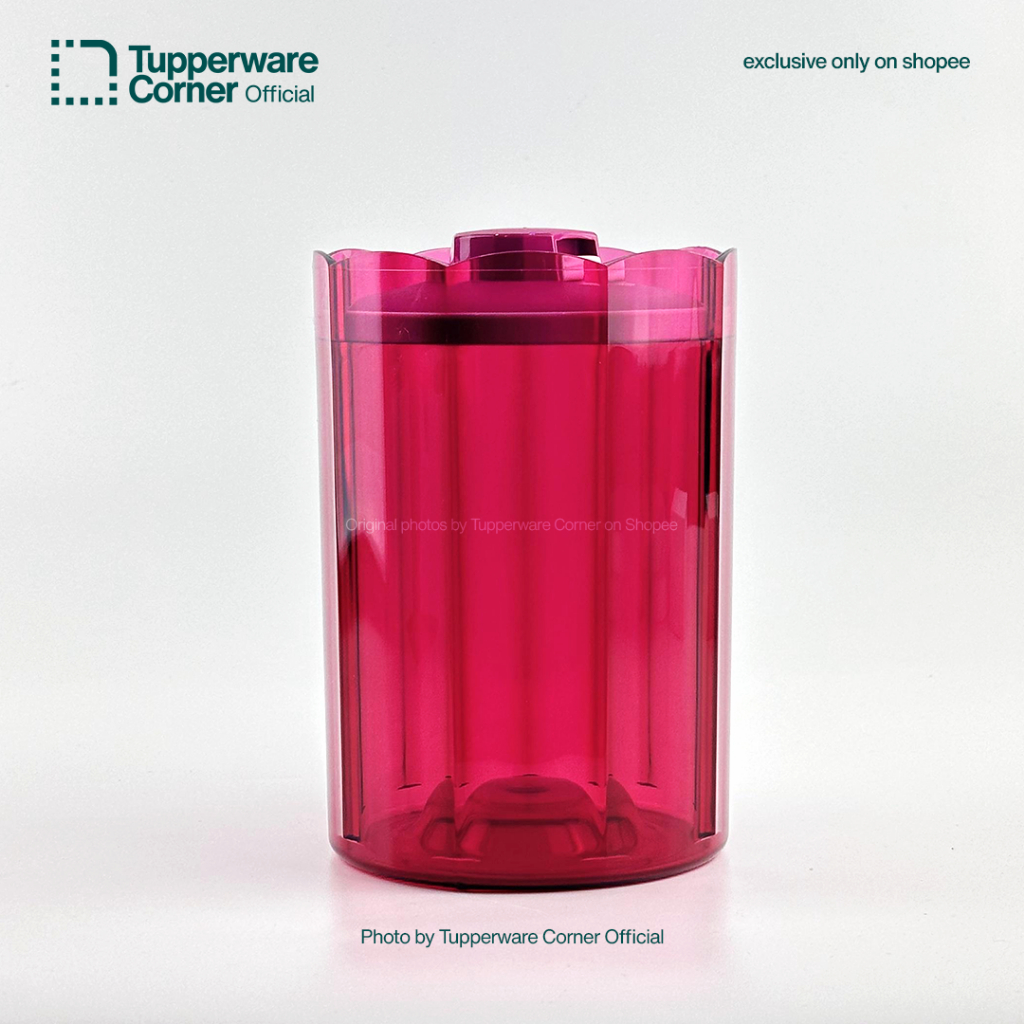 Jual Toples Tupperware Advanced Counterpart 1.3 Liter warna Magenta | Shopee Indonesia